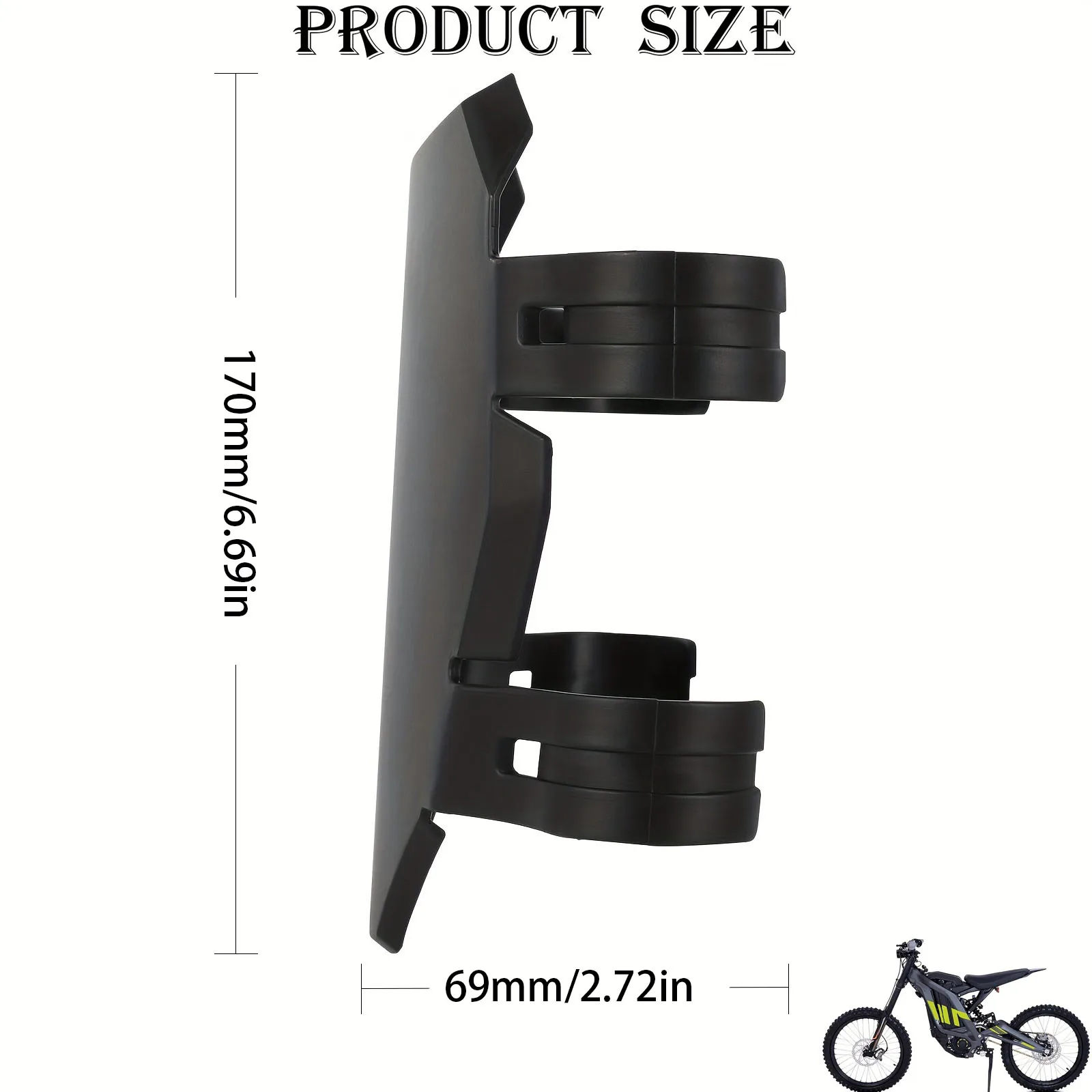 E-bike Front Fender Plate IUVWISN Motorcycle Number Plate Front License ...