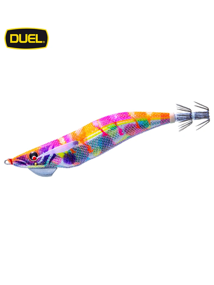 DUEL-TUNGSTEN-Luminous-Wooden-Shrimp-3-5-Squid-Egi-Jig-Lure-Hook-Luya ...