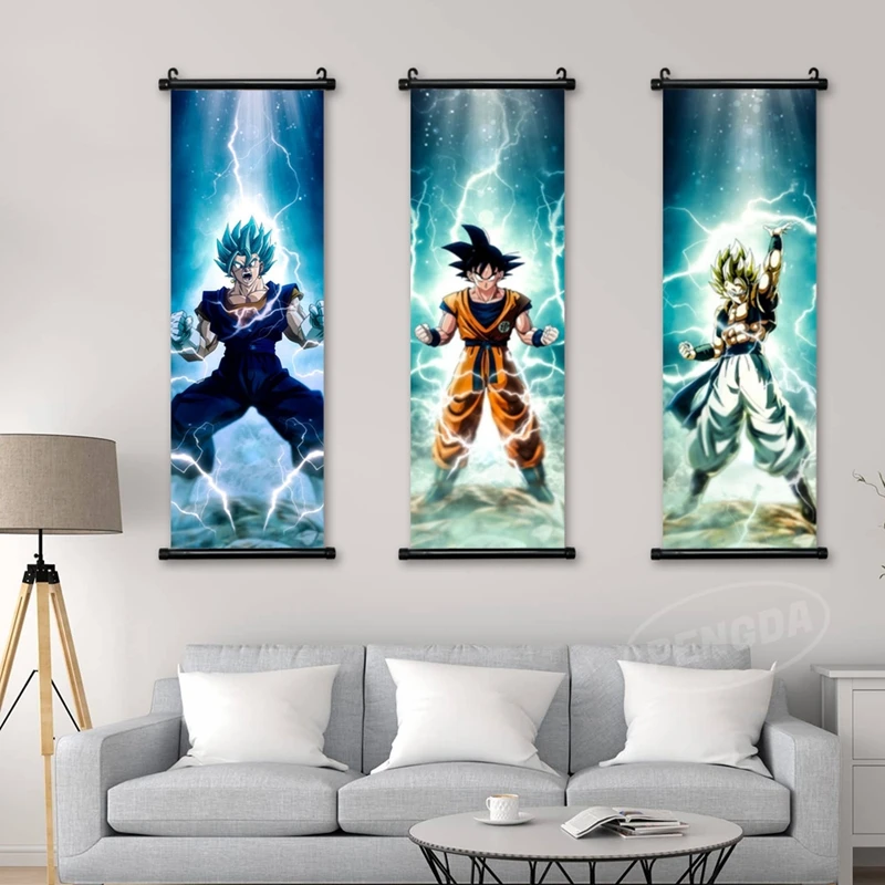 Anime-Dragon-Ball-Z-Canvas-Painting-Goku-Wall-Art-Decor-Poster-Print ...