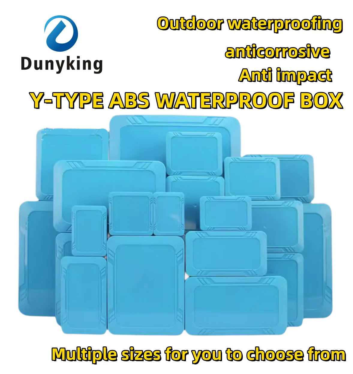 NEW-Waterproof-Blue-DIY-Housing-Instrument-Case-ABS-Plastic-Project-Box ...