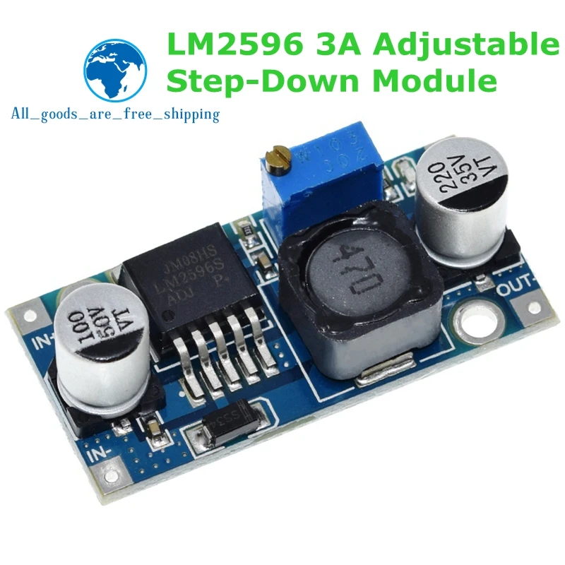 Lm2596 Dc-dc Step-down Power Supply Module 3a Adjustable Step-down Module Lm2596s Voltage ...