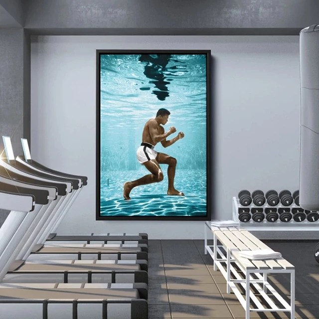 Muhammad Ali Underwater Poster