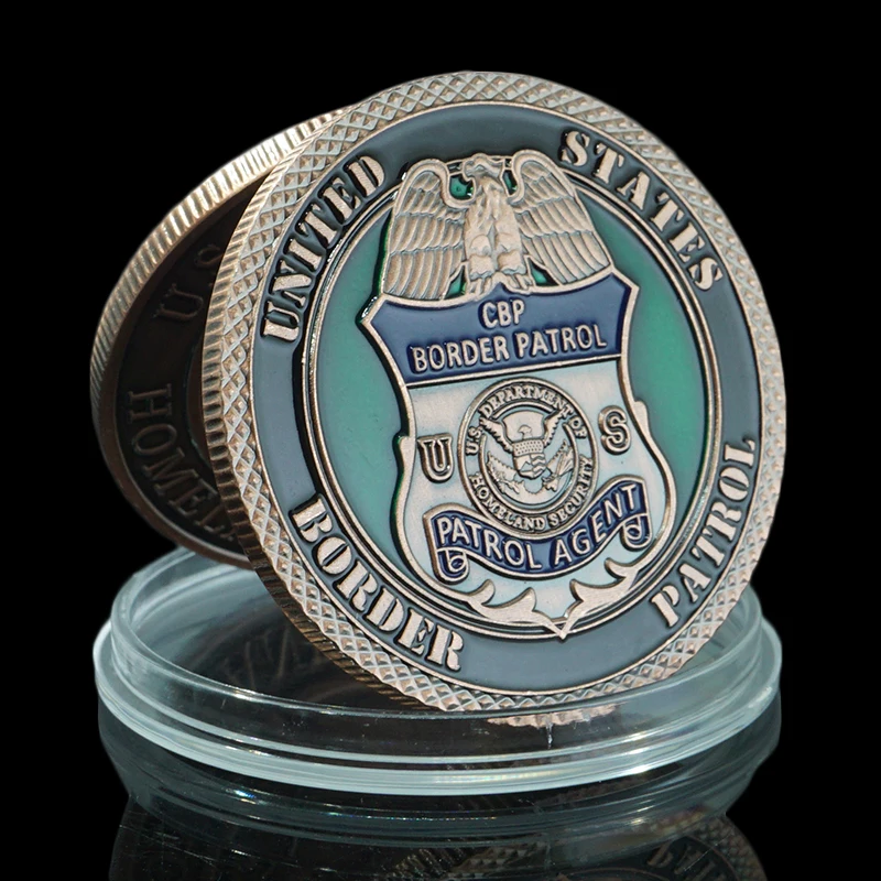 US-CBP-Border-Patrol-Military-Challenge-Coin-United-Stated-Department ...