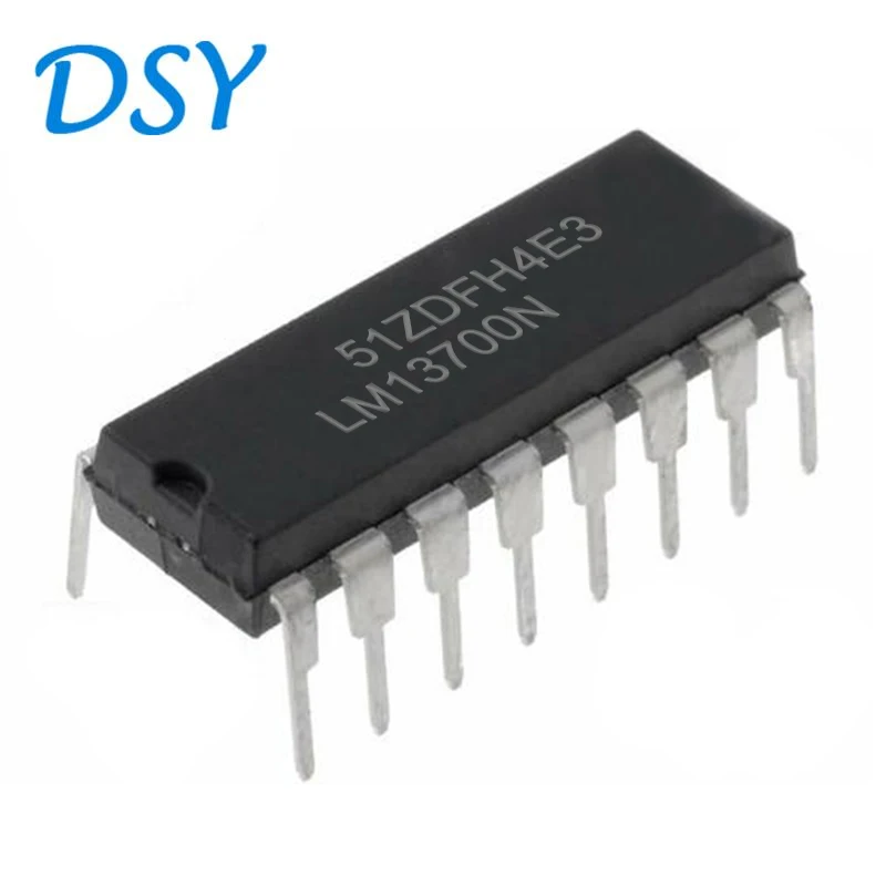 10PCS LM13700N LM13700 DIP-16 Dual Op Amps Transconductance Amplifier ...