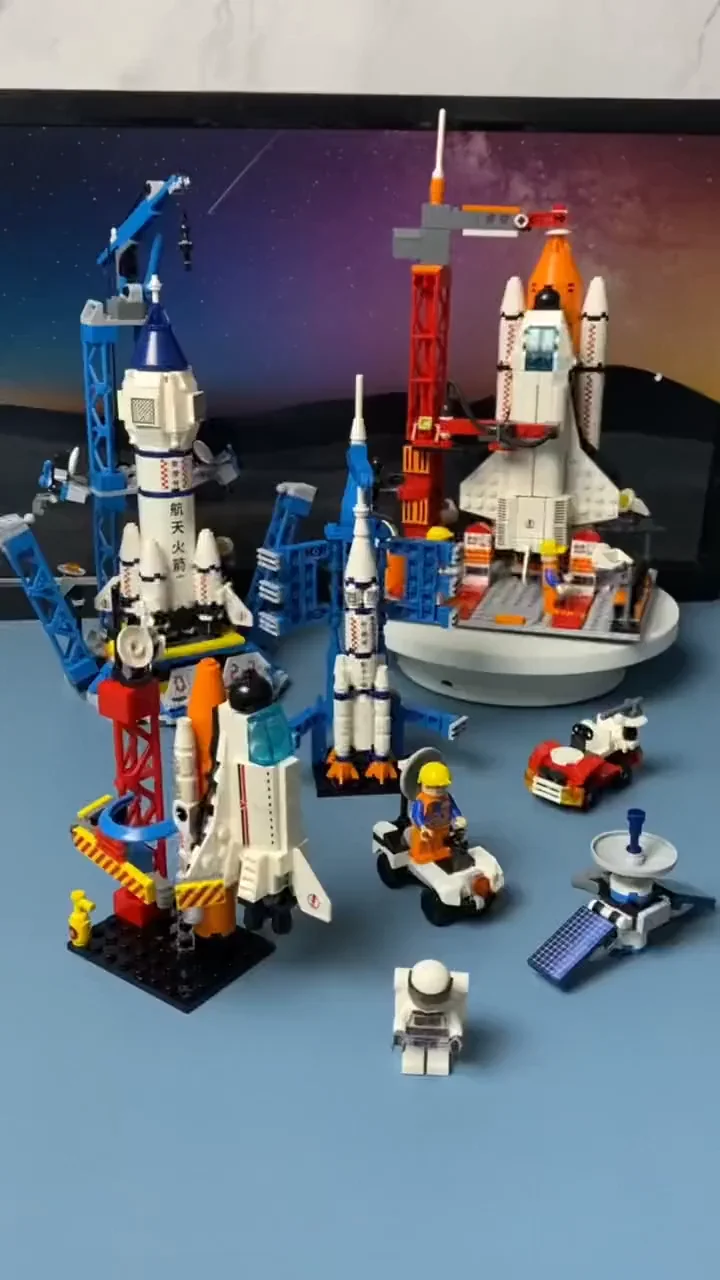 【Super promotion】Lego set For Boys 1093Pcs Oversized Space Rockets ...