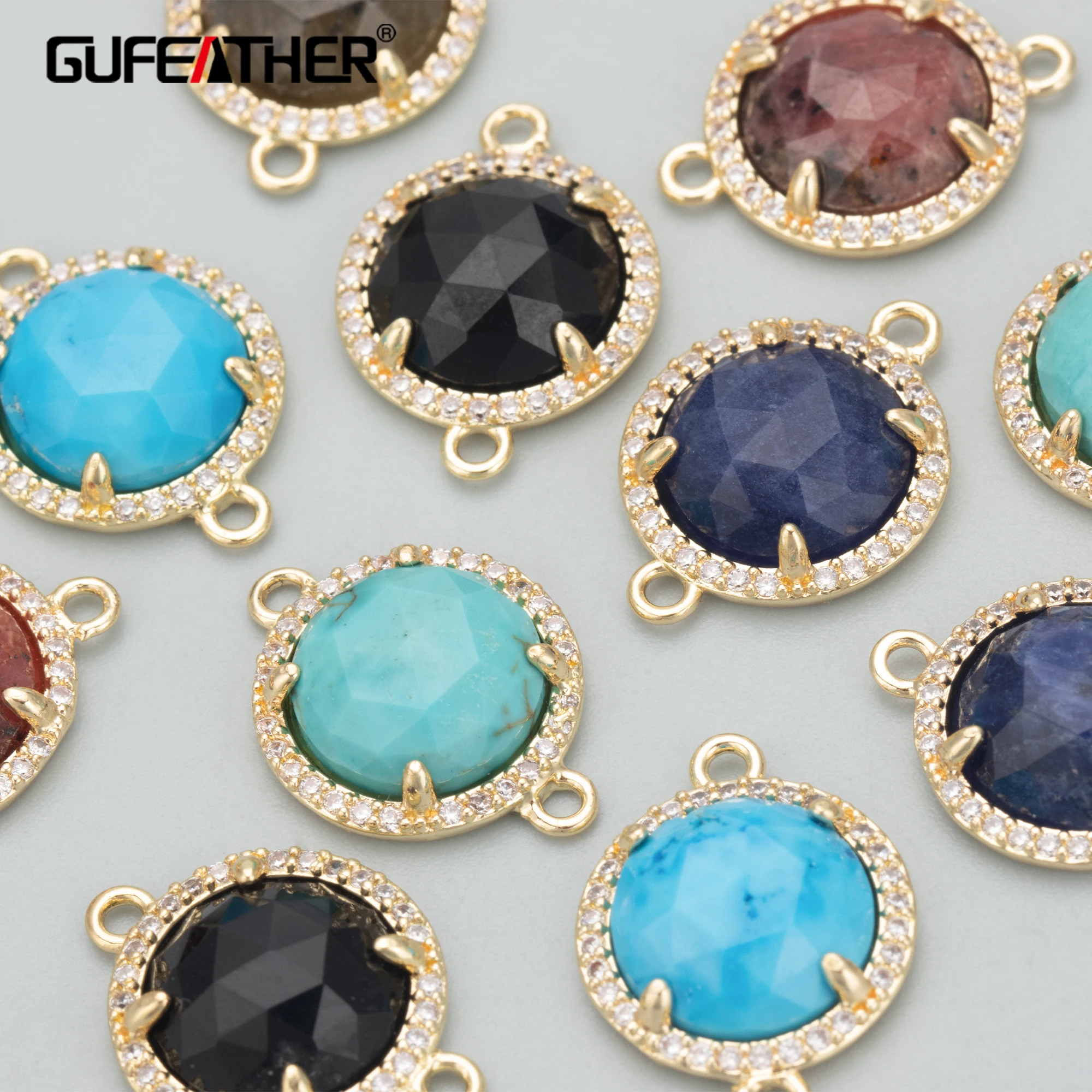 GUFEATHER MD07,jewelry accessories,18k gold plated,nickel free,copper ...
