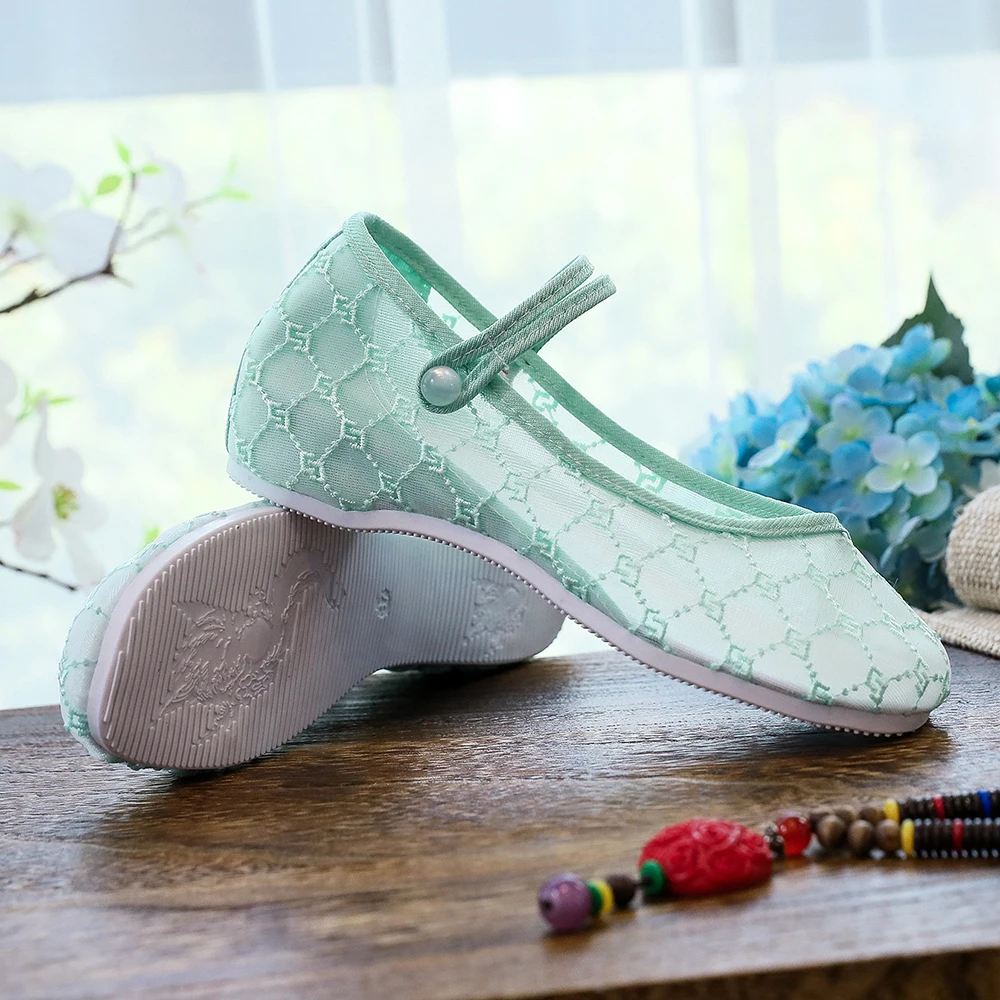 Girls Mint Green Flats