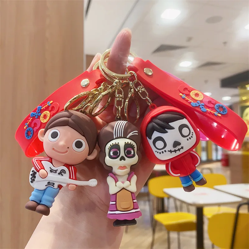 Fashion-Animation-Coco-Silicone-Keychains-Cartoon-Figure-Pendant ...