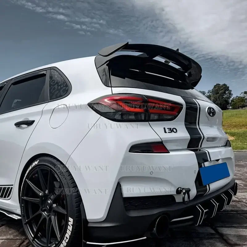 2021-For-Hyundai-I30-I20-Roof-Spoiler-High-Quality-ABS-Carbon-Look-ABS ...