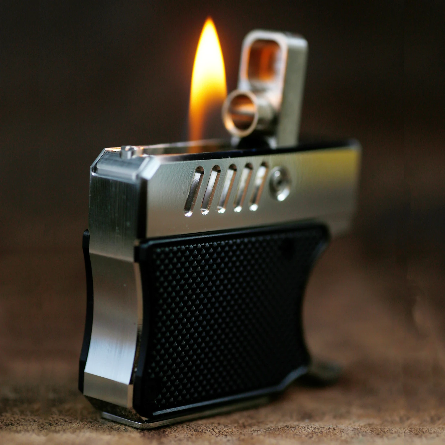 NCN-Process-Gun-Trigger-Design-Kerosene-Lighter-Semi-Automatic-Catapult ...