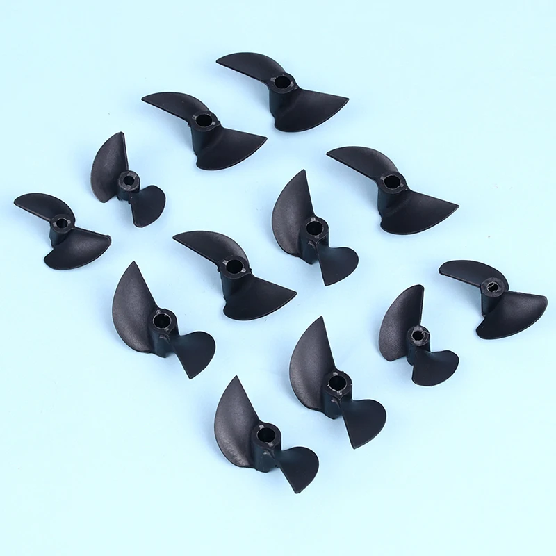 2Pcs-High-Quality-DIY-RC-Boat-Model-Two-blades-Propeller-CW-CCW-Nylon ...