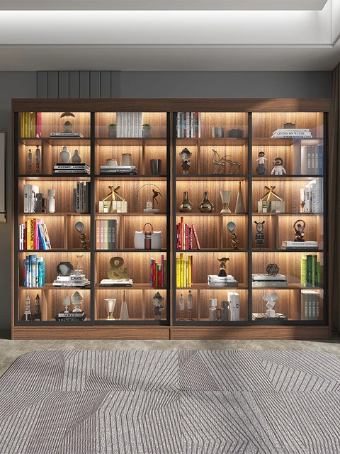 Contemporary Bookcase With Doors