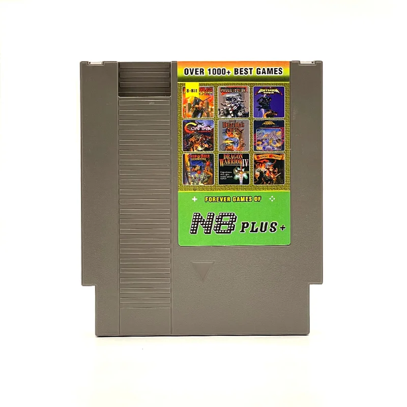 Super N8 Plus Game Cassette 1000 en 1 Remix FC N8 Game Collection ...
