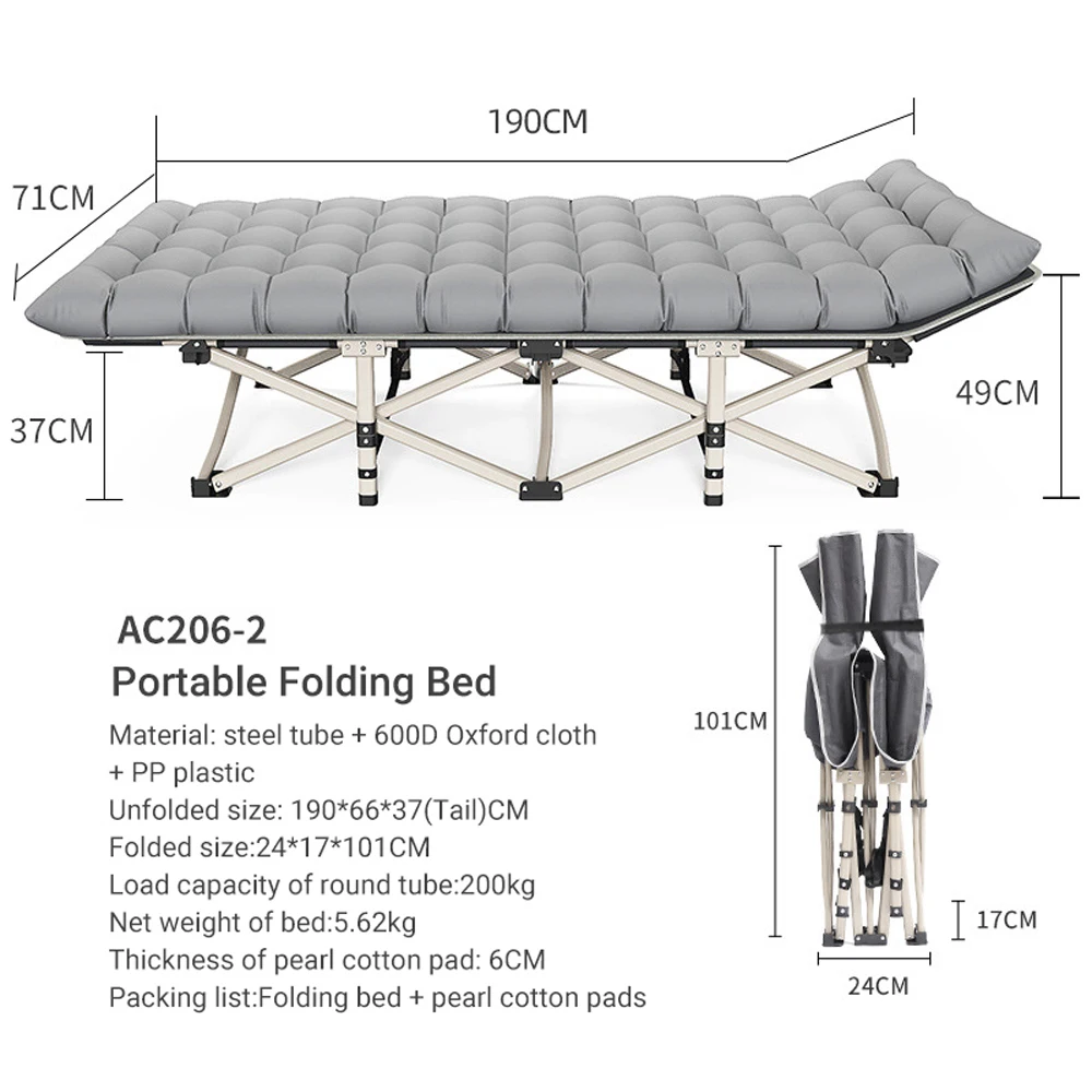 Portable-Household-Folding-Bed-Multifunctional-Outdoor-Reclining-Chair ...