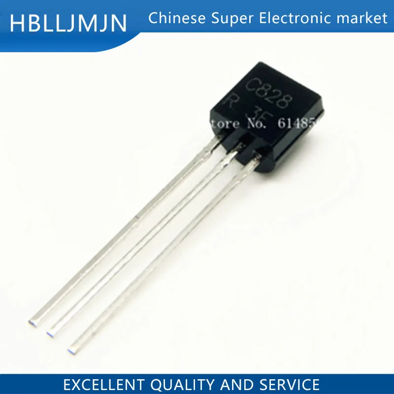 50pcs 2sc828 C828 0.1a/30v Pnp To-92 - Transistors - AliExpress