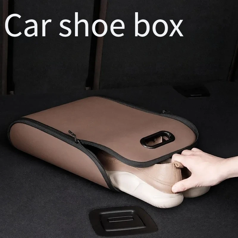 Car Shoe Box Car Storage Box Car Co-pilot Shoes Storage Special Trunk ...