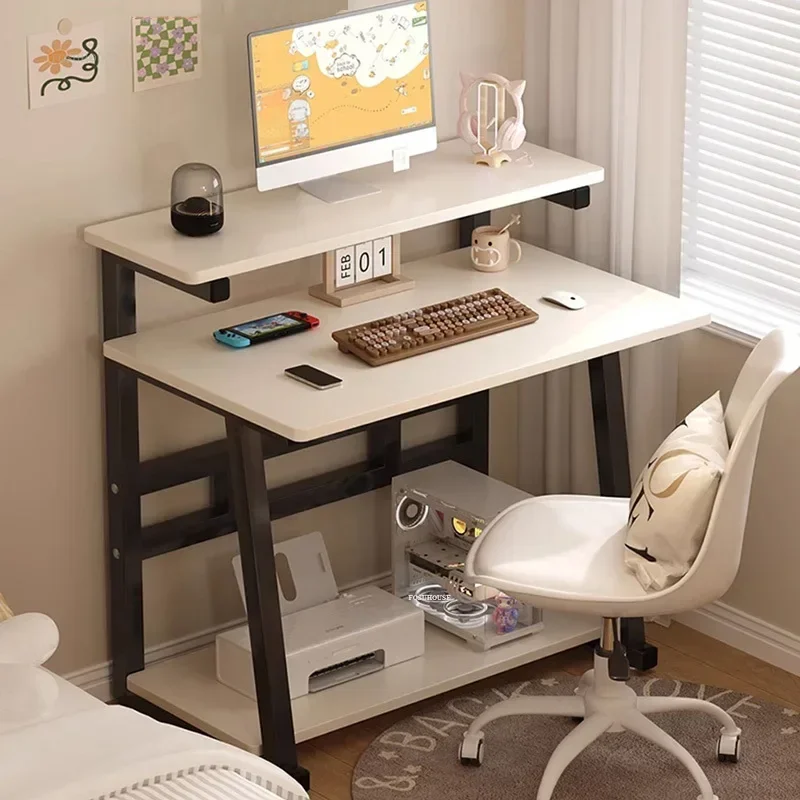 Minimalist-Modern-Mini-Computer-Desks-for-Home-Small-Double-layer ...