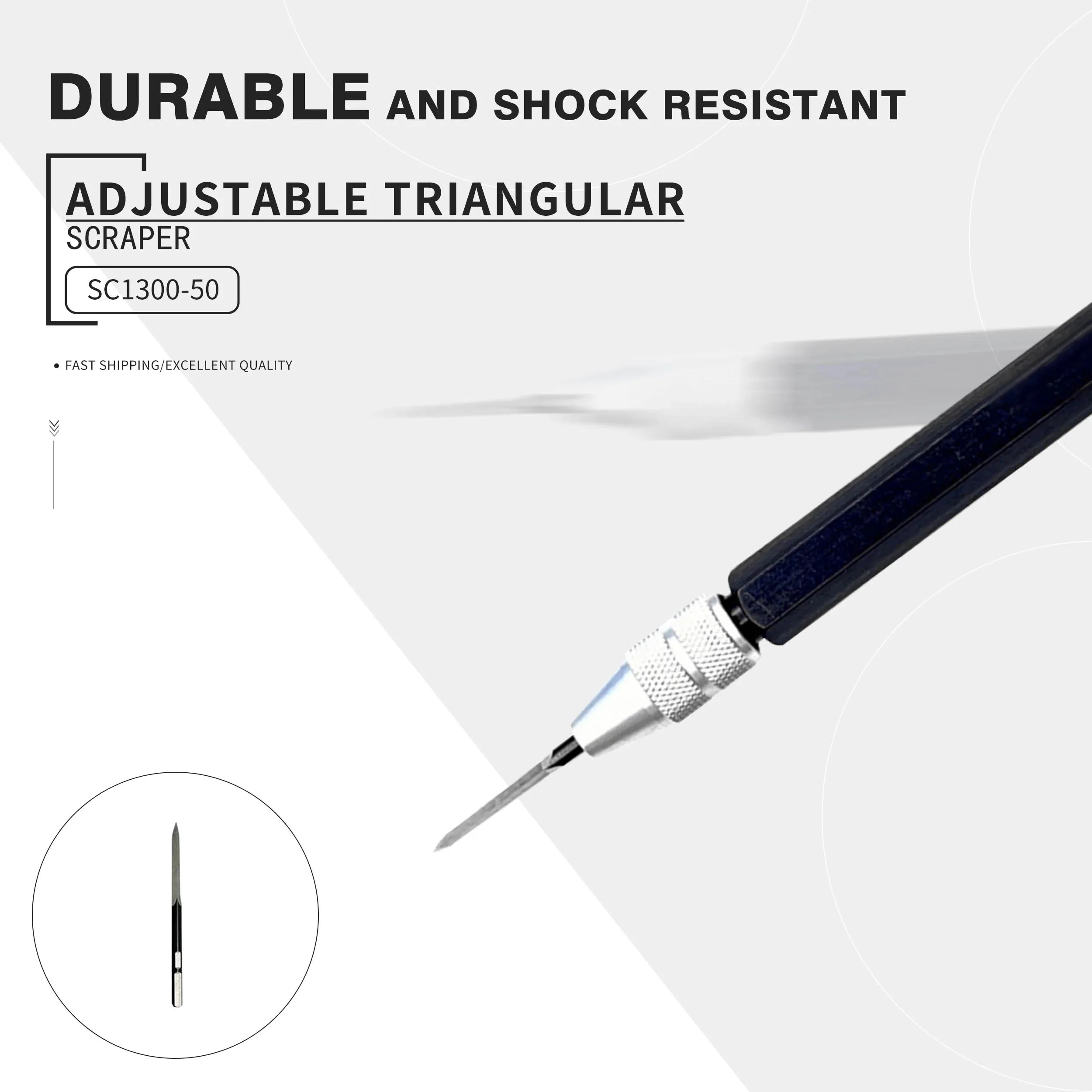 SC1300-50-SC1300-NOGA-Adjustable-triangle-scraper-BD5010-scraper ...