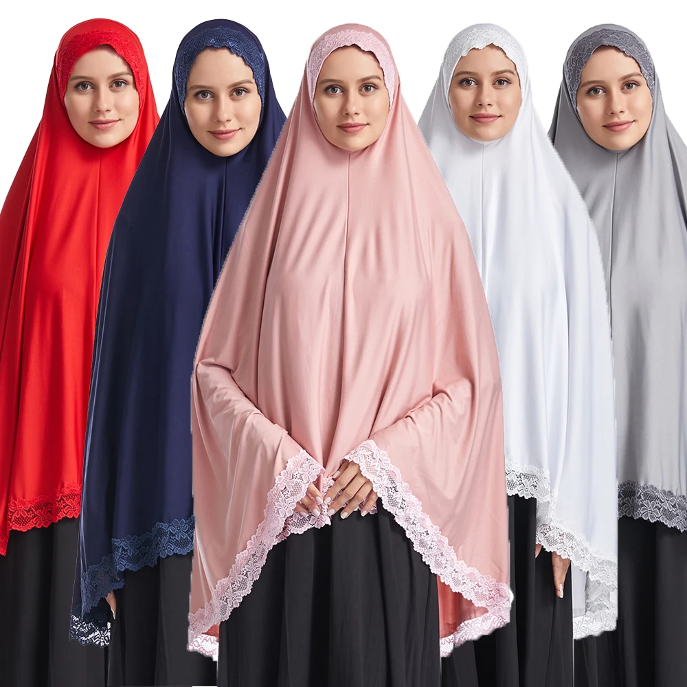 Women-Muslim-Khimar-Abaya-Long-Hijab-Jilbab-Burqa-Head-Scarf-Islamic ...