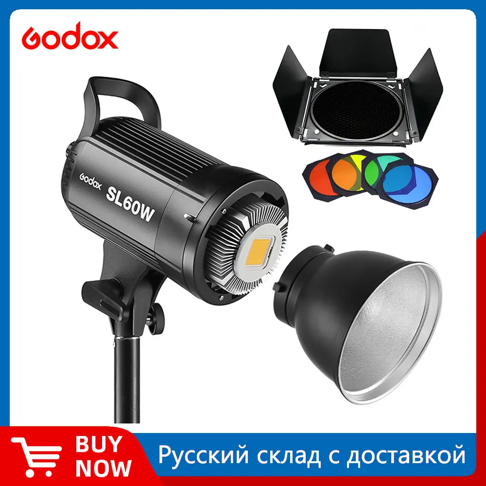 Godox LED Video Light SL-60W SL60W 5600K White Version Video Light ...