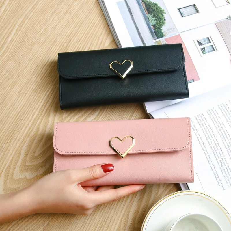 Girls Wallets Love Hearts | Women Female Girl Wallet | Women Purse ...