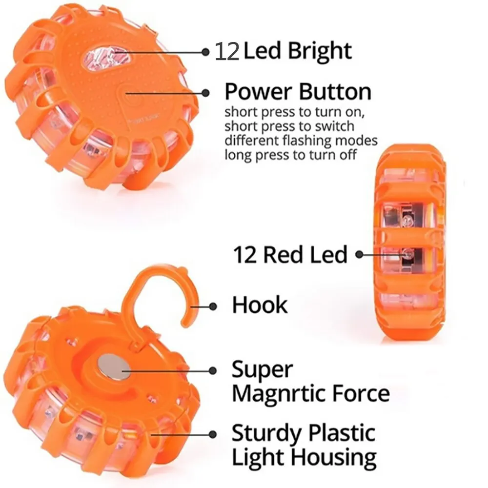 LED Emergency Roadside Safety Flare Kit – Glazed and Geared Up