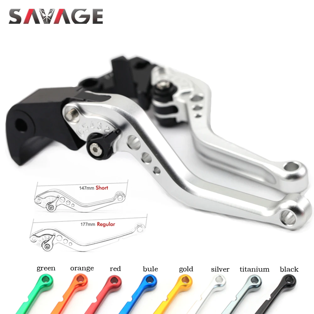 Short/long Front Rear Brake Levers For Suzuki Uh 125/150/200 Burgman An ...