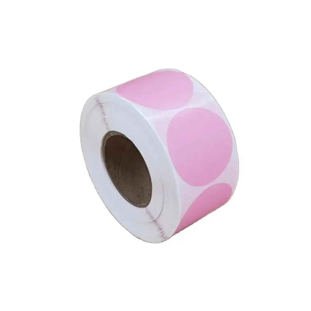 4cm-800stickers-per-lot-round-Color-Paper-Thermal-Label-Sticker-pink ...