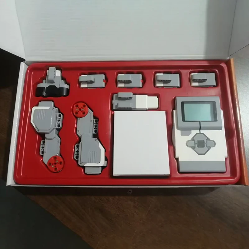 NEW-EV3-Core-Set-Parts-EV3-Brick-Ultrasonic-Colour-Gyro-Touch-Sensors ...