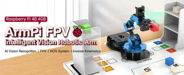 Hiwonder LeArm STEAM Education 6DOF Robotic Arm Arduino, 42% OFF