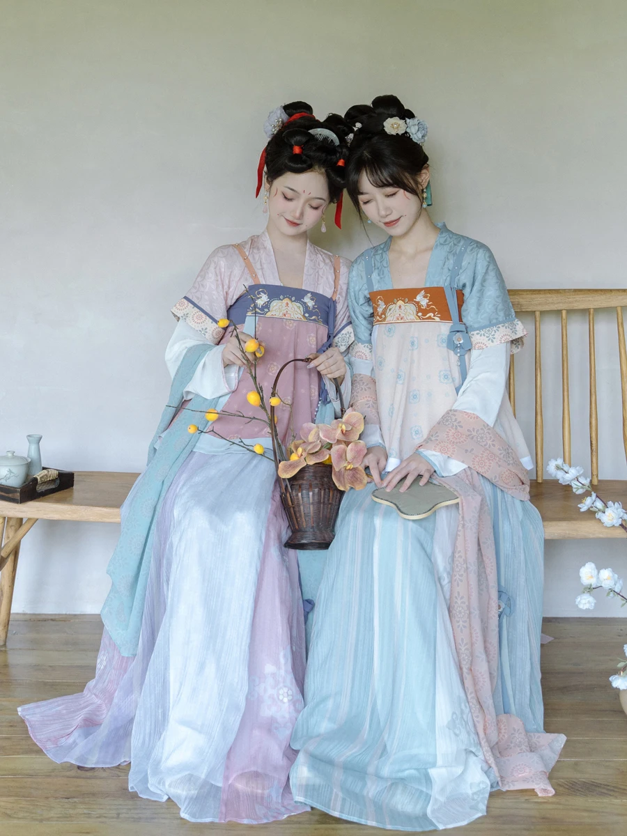 Girlfriends with Original System of Hanfu Female Xia Tang BeiZi Tee ...