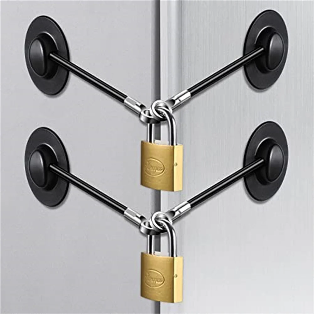 1-pc-Baby-Safety-Freezer-Lock-With-Padlock-Security-Fridge ...