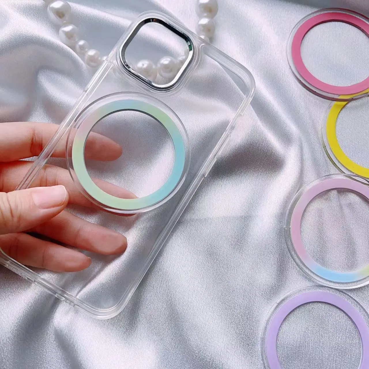 Base-magn-tica-redonda-para-iPhone-14-13-12-15-Pro-Max-soporte-de ...