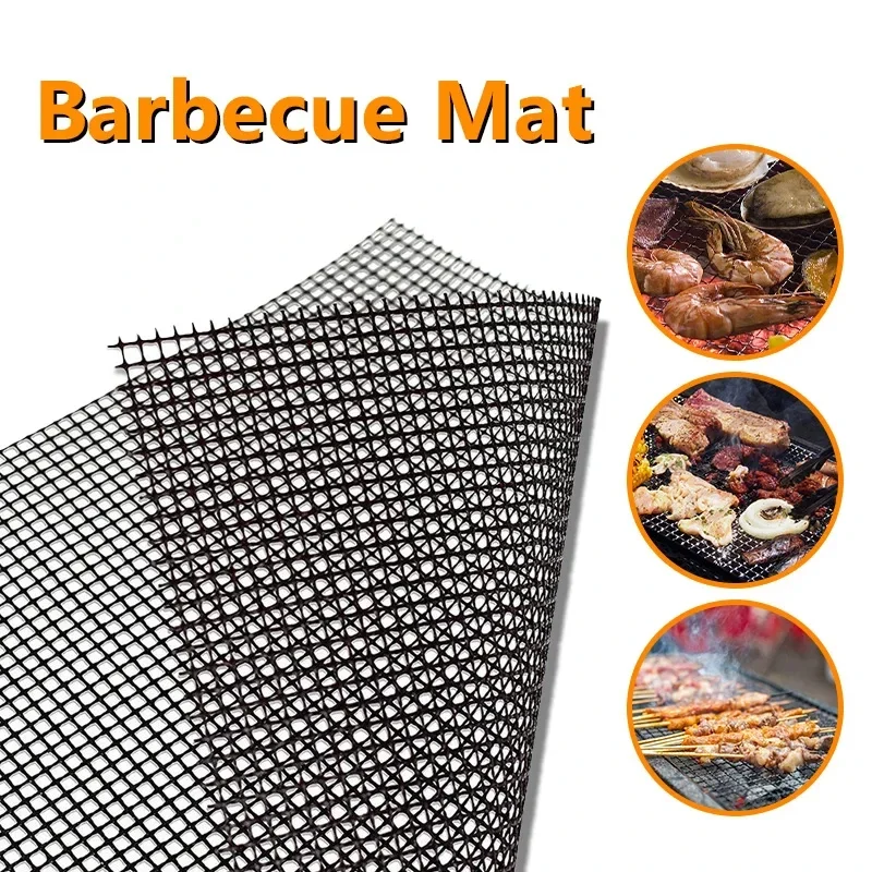 Non-stick-Wire-Mesh-Grill-Mat-Barbecue-Accessories-High-Temperature ...