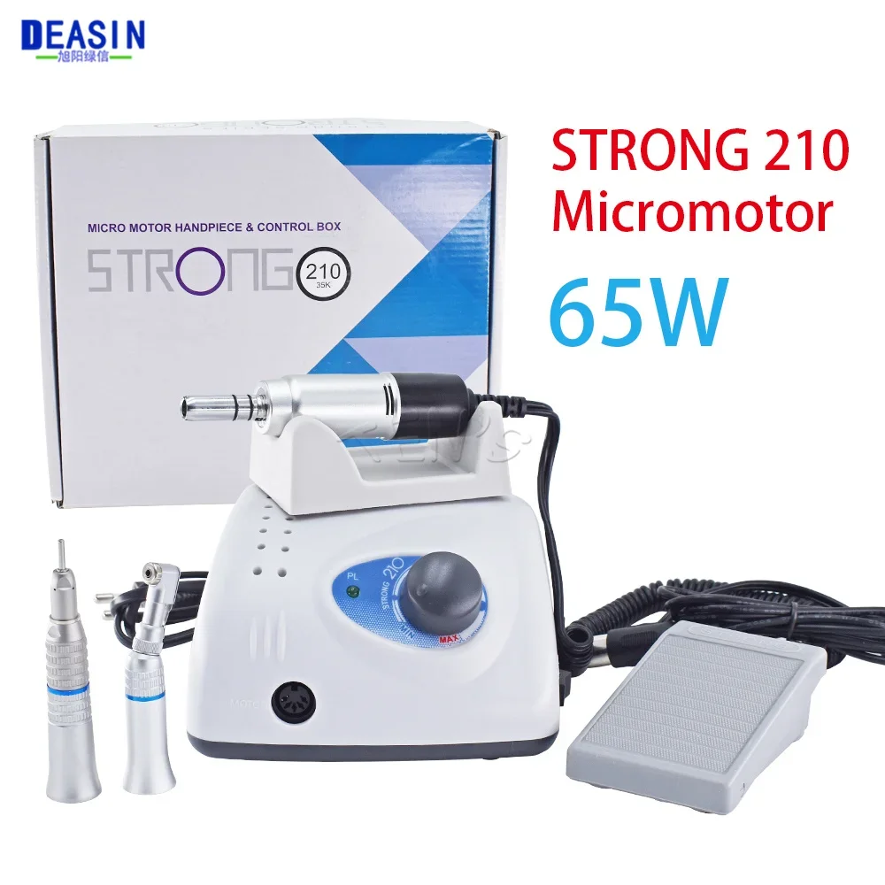 35000RPM-65w-Dental-Lab-Micromotor-STRONG-210-Machine-E-type-35K ...