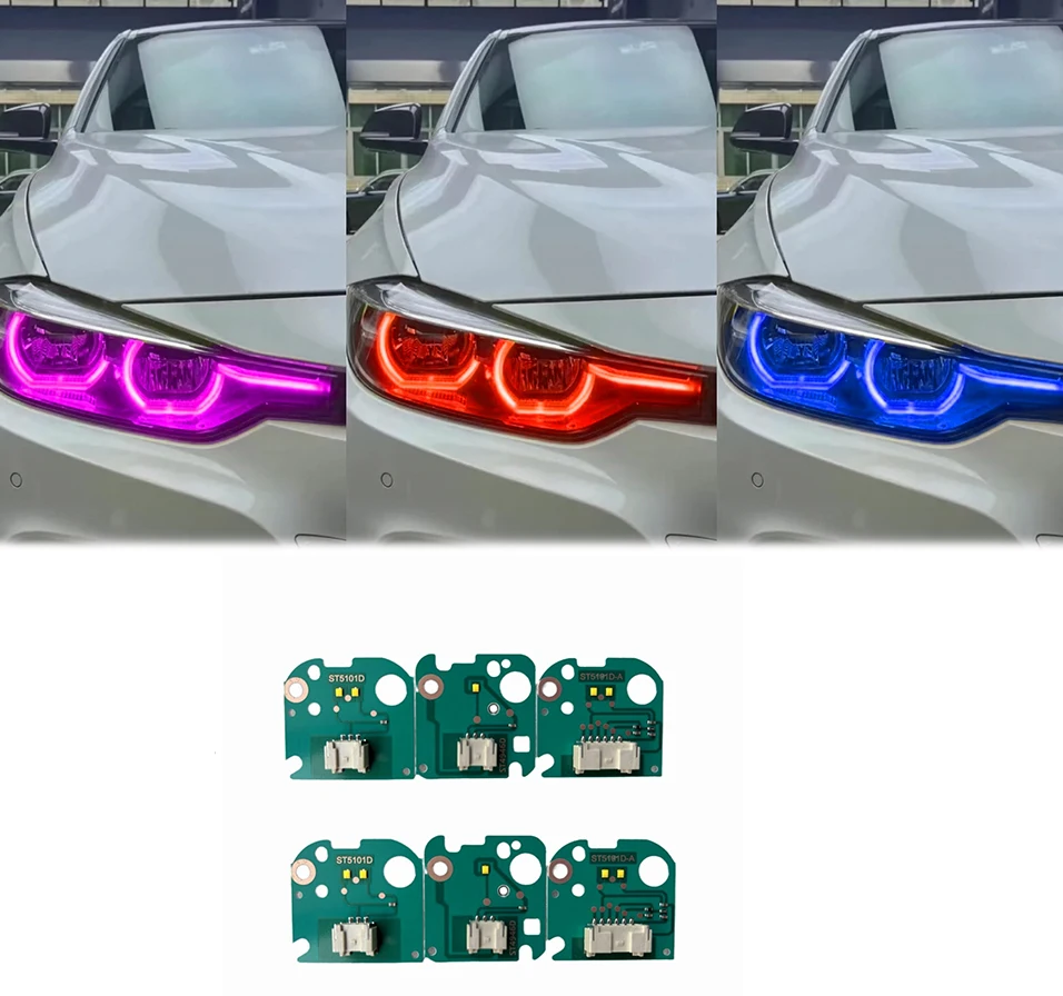 Blue-Angel-Eyes-DRL-daylight-LED-Module-For-2017-BMW-F30-F31-F35 ...