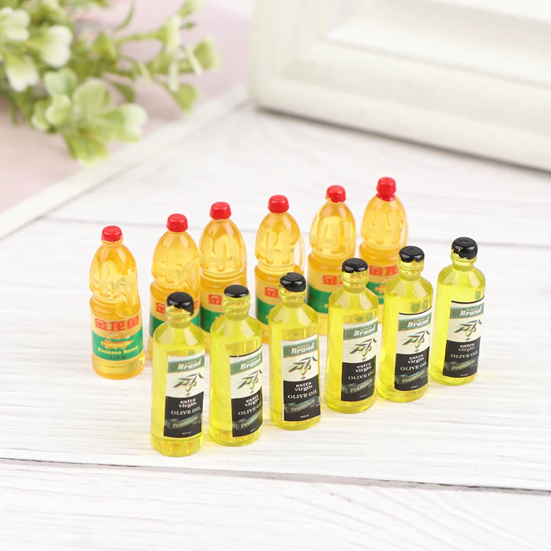 6Pcs-Lot-Mini-Kawaii-Resin-Olive-Oil-Miniature-Dollhouse-Oil-Bottle ...