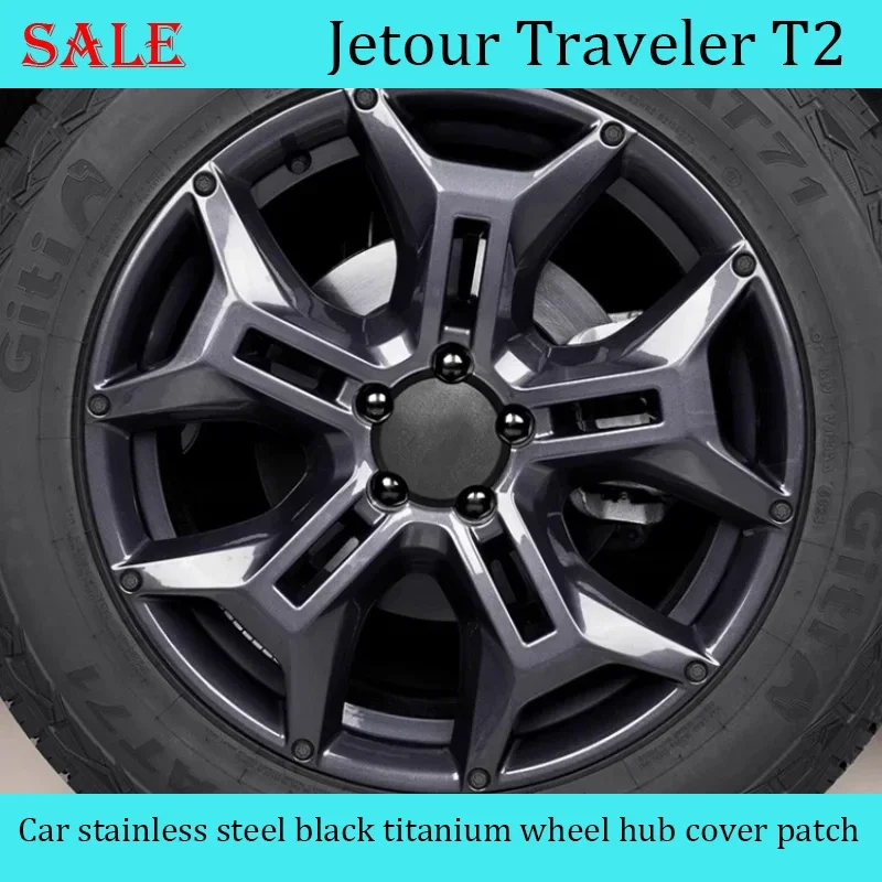 Fit-for-Jetour-Traveler-T2-2023-2024-Car-ABS-Blackened-Wheel-Cover ...