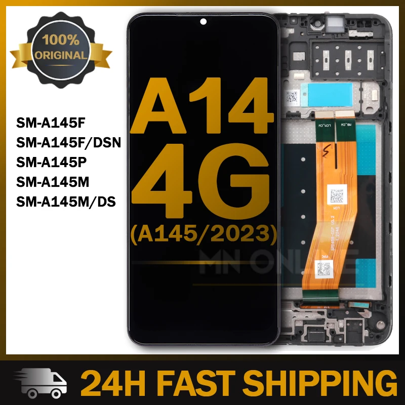 6.6" Original For Samsung Galaxy A14 LTE LCD Display Touch Screen Digitizer For Samsung A14 4G ...