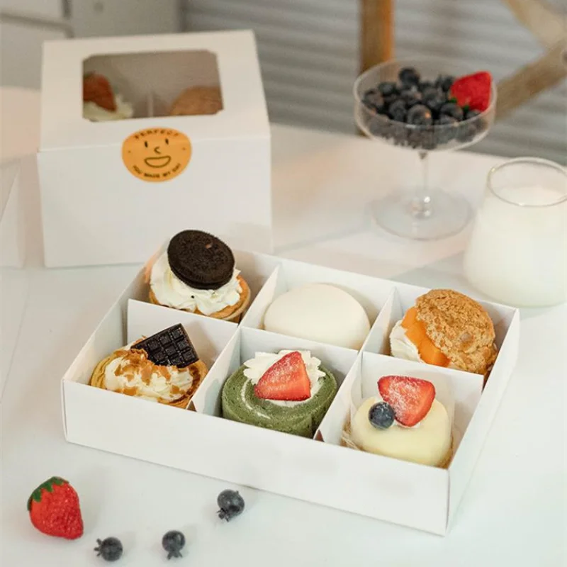 Caja-sencilla-de-10-piezas-para-dulces-embalaje-de-galletas-postres ...