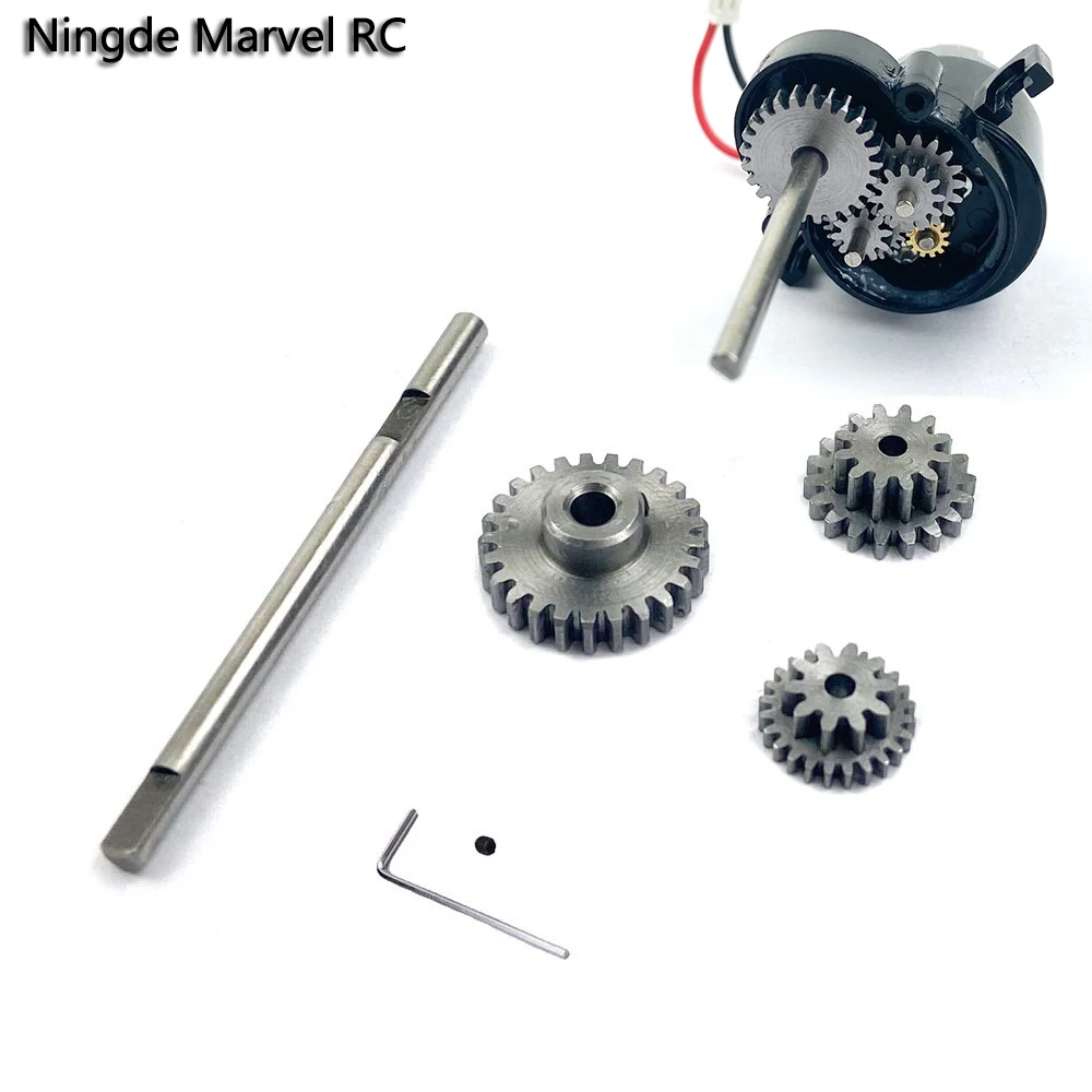 1-Set-of-Metal-Transmission-Gears-RC-Car-with-D-Axis-Gearbox-Steel-Gear ...