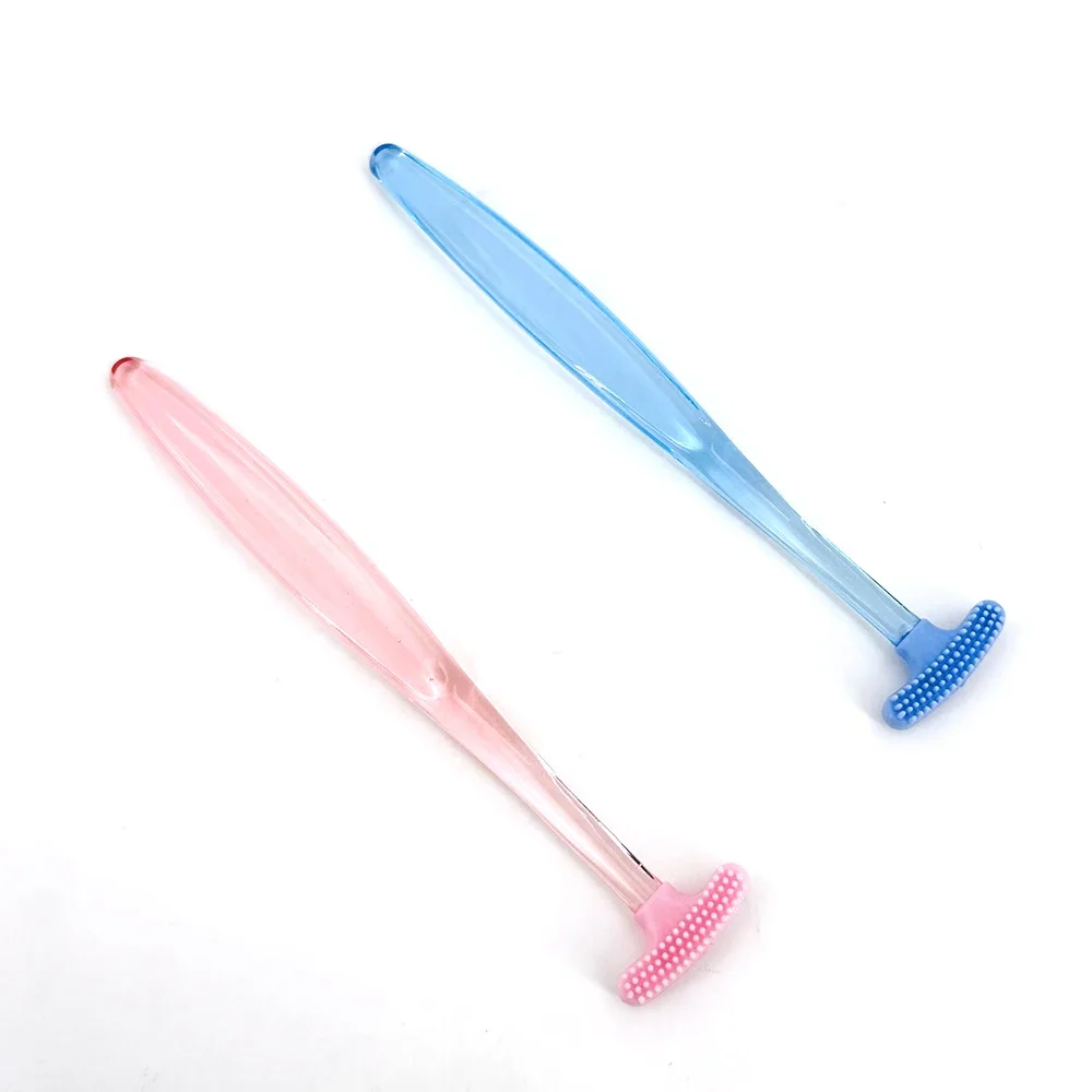 Silicone-Tongue-Scraper-Toothbrush-Cleaning-The-Surface-of-Tongue-Oral ...