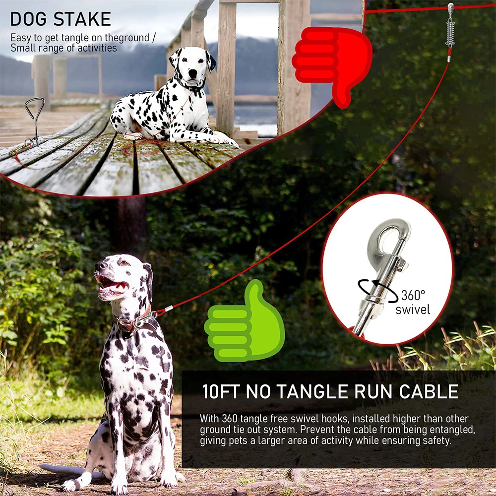 Are Dog Cable Runs Safe
