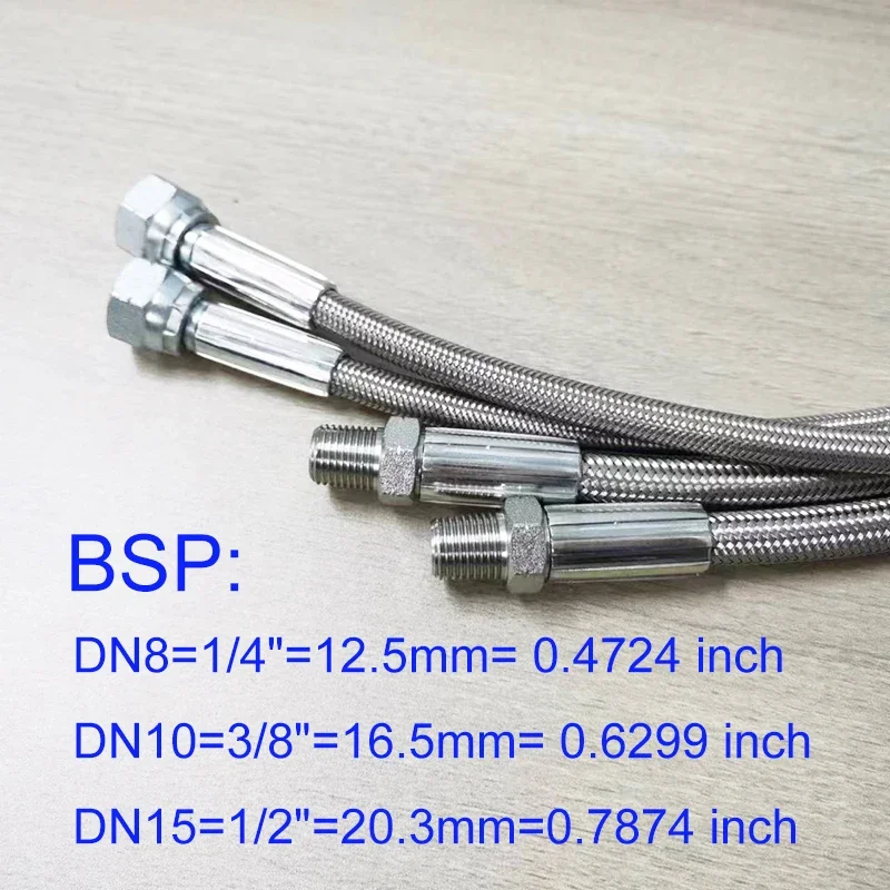 Braided Steel Oil Feed AN3 Braided Steel Turbo Oil Feed Line - 90 ...