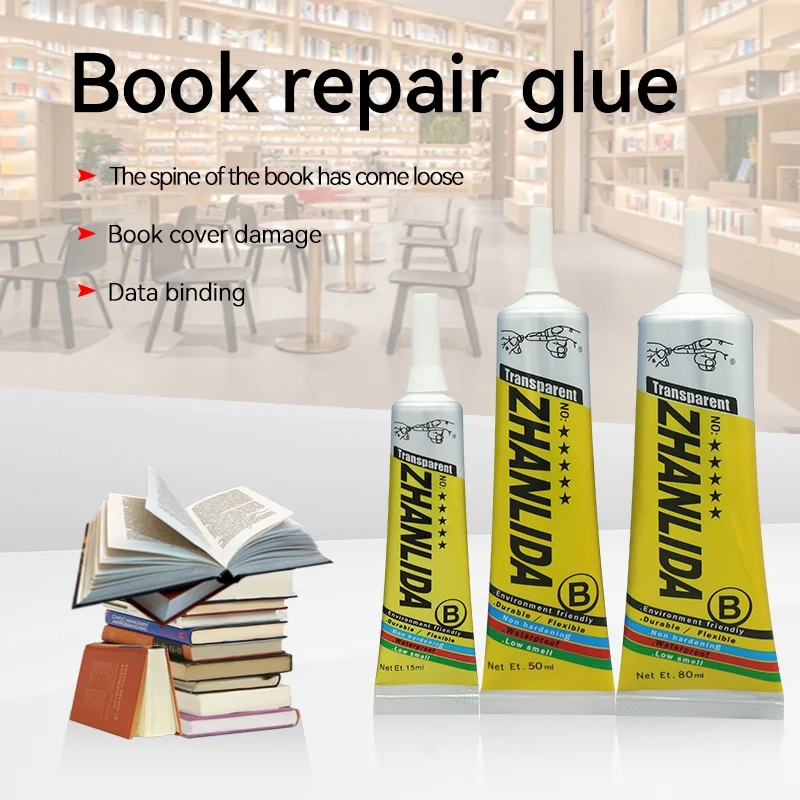 Glue-For-School-15-50-80ML-Book-Repair-Transparent-With-Precision ...