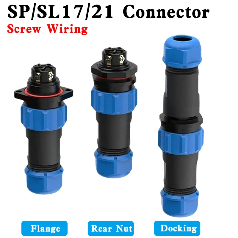 5-10-100-Sets-SL21-Waterproof-IP68-SP16-SP17-SP20-SP21-Screw-Wiring ...