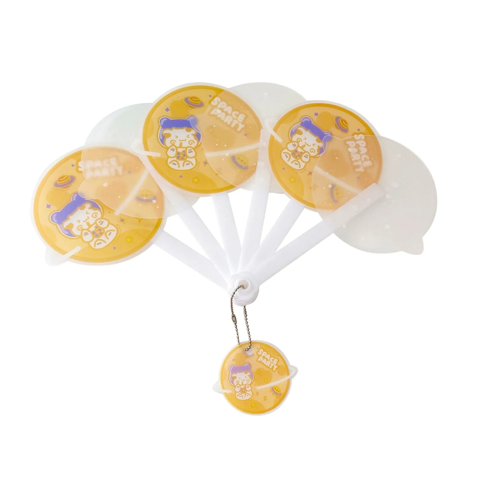 1pc-Hand-Held-Six-Fold-Fan-Cute-Portable-PP-Folding-Fan-Summer-Cool-Fan ...