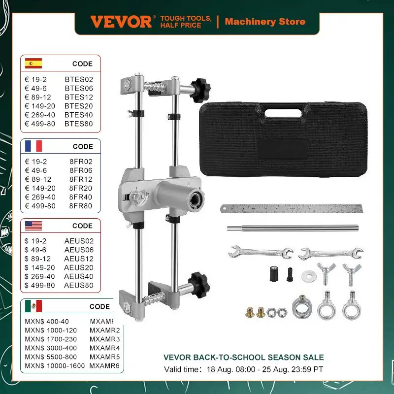 VEVOR-Door-Jam-Jig-Kit-Door-Lock-Mortise-with-3PCS-18mm-22mm-25mm-M10 ...