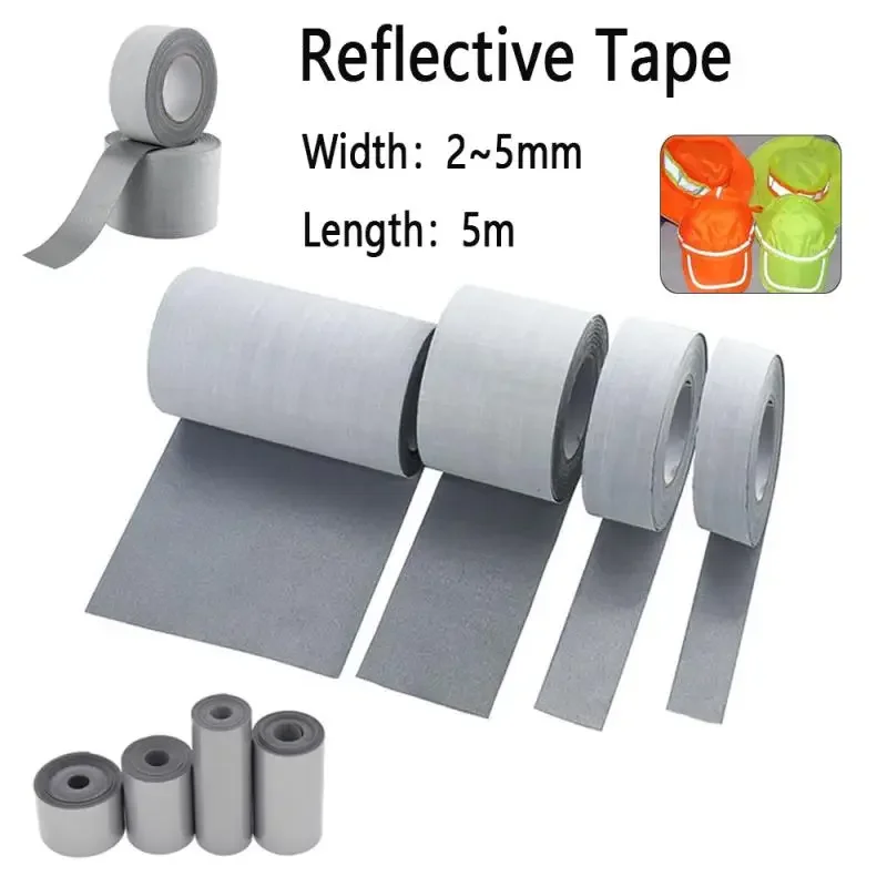 2cm~5cm Heat Transfer Reflective Tape 5M Reflective Strip Sticker for ...