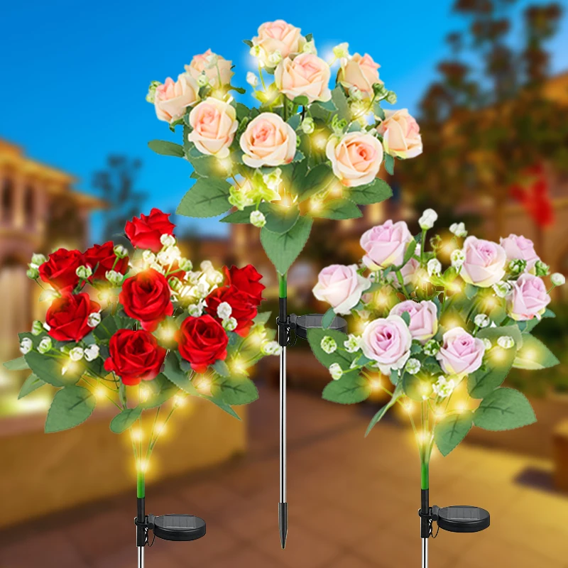 LED-Solar-Light-Waterproof-Azalea-Solar-Flowers-Lamp-Outdoor-Decorative ...